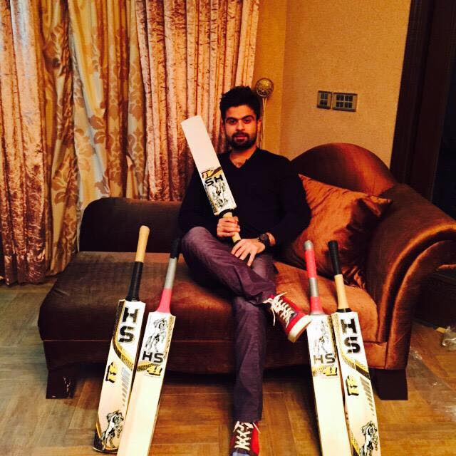 Ahmed Shehzad With His Bats - Cricket Images & Photos Ahmed Shehzad With His Bats - Cricket Images & Photos